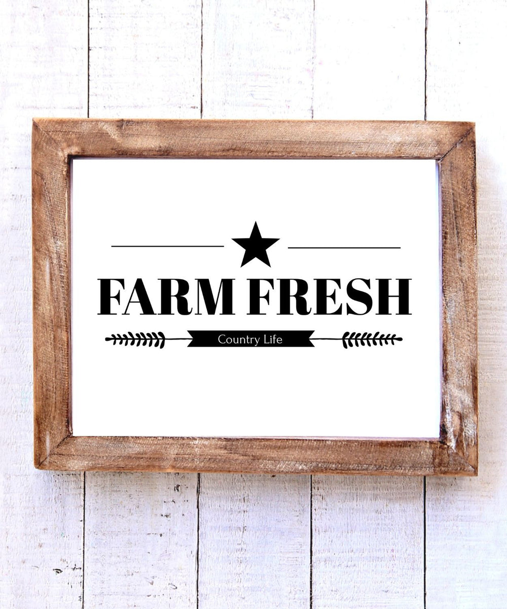"Farm Fresh country Life" Printable Wall Art – To Simply Inspire