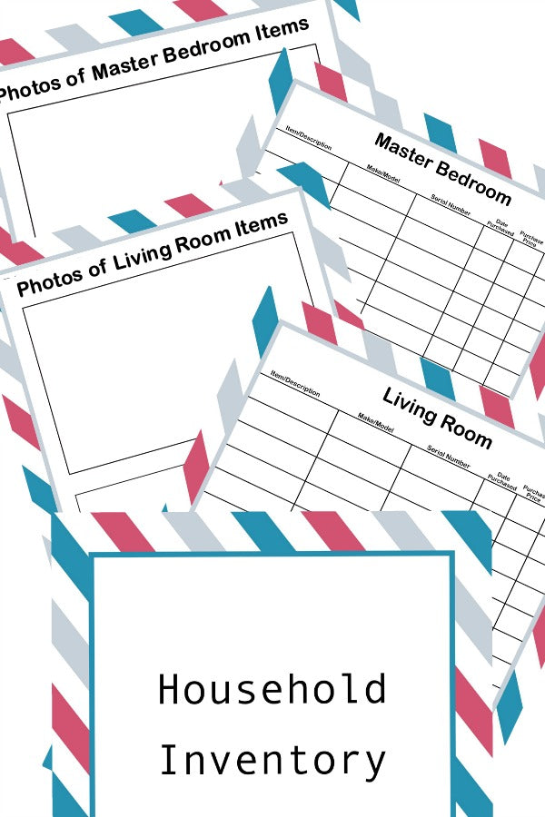 Household Inventory Binder – To Simply Inspire